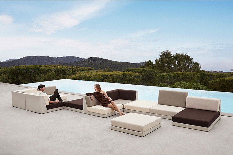Divano Pixel Modulo Chaise Longue JardinChic